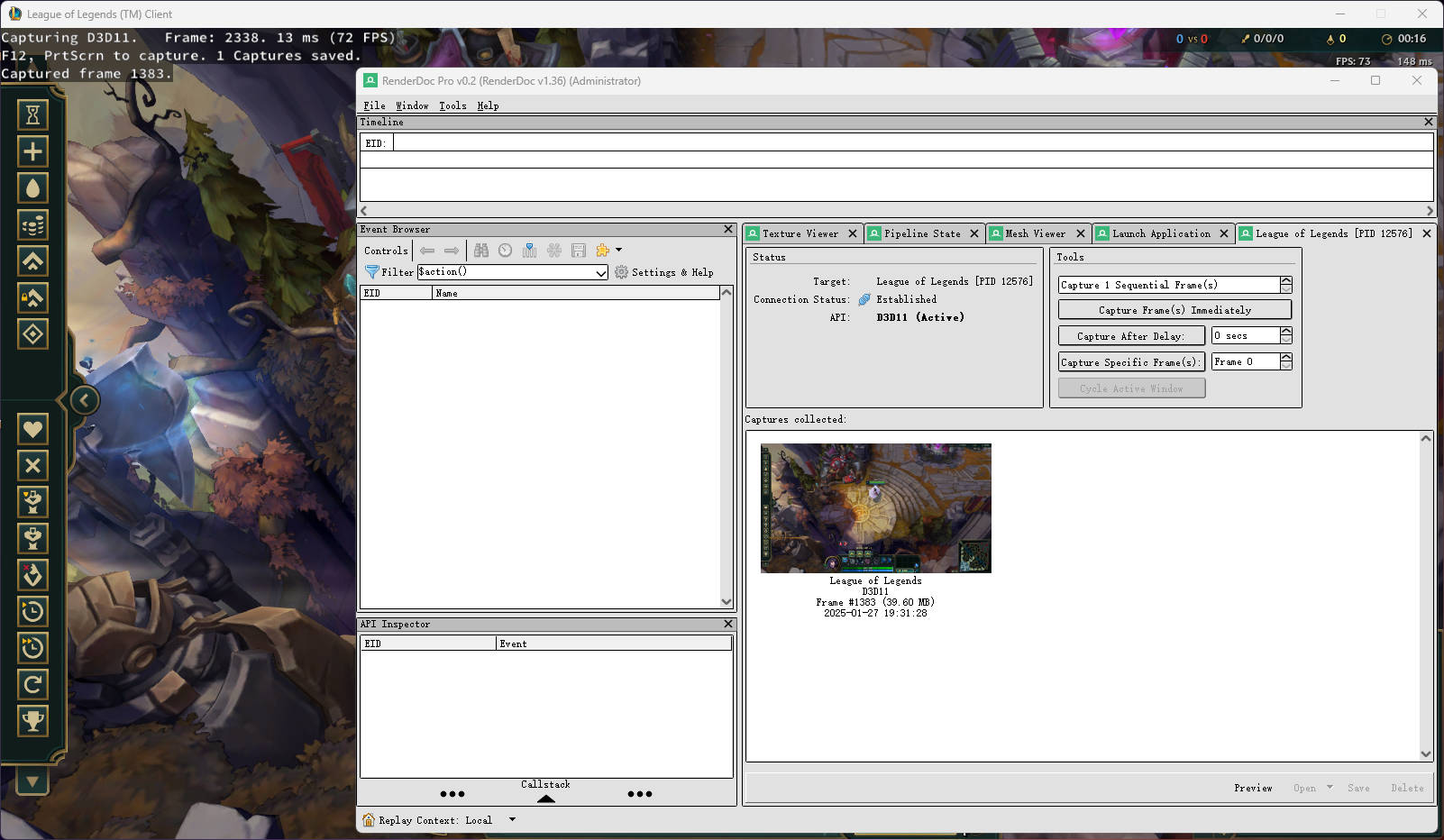 Attach RenderDoc to League of Legends and Valorant – RenderDoc Pro